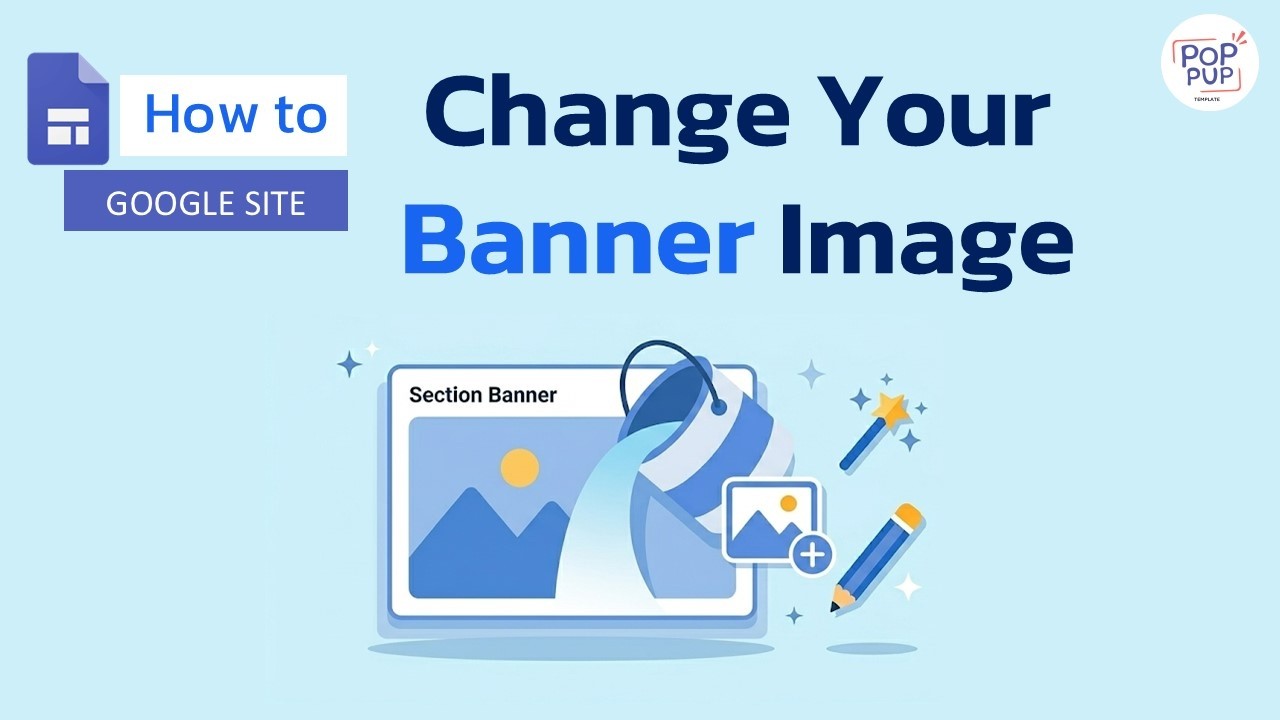 How to Change & Customize Your Google Sites Banner - YouTube