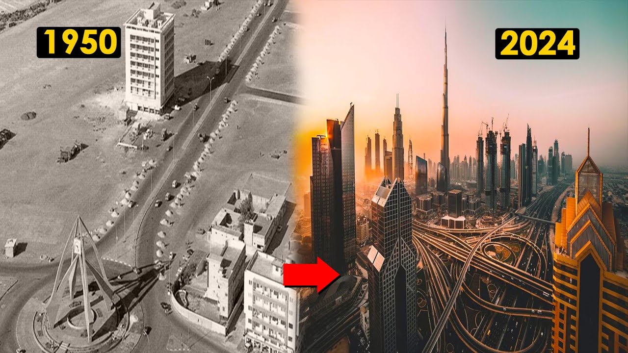 Dubai A Journey From 1950 To 2024 | History Of Dubai | Flashinfo - YouTube