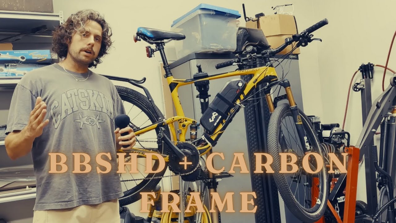 How I Mounted My Bafang BBSHD To A Carbon Frame Giant Anthem Advanced ...