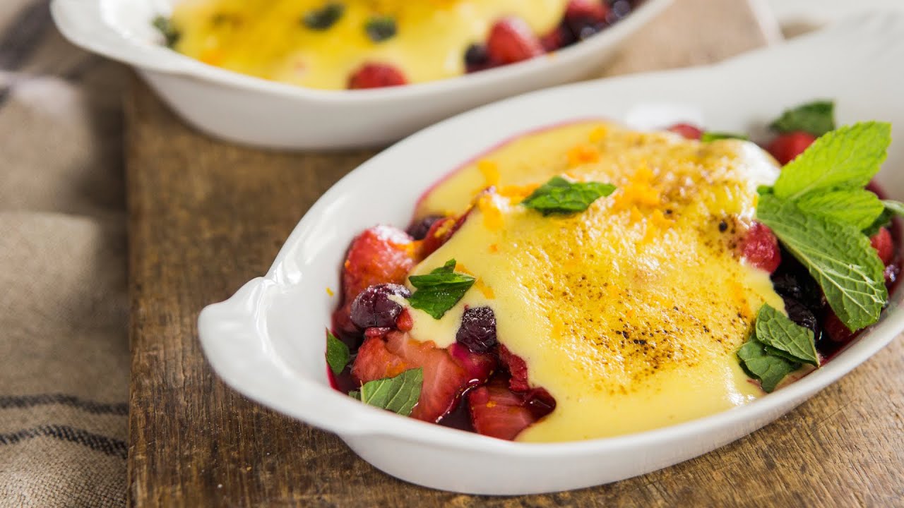Roasted Berries with Sabayon | Mother's Day Recipe - YouTube