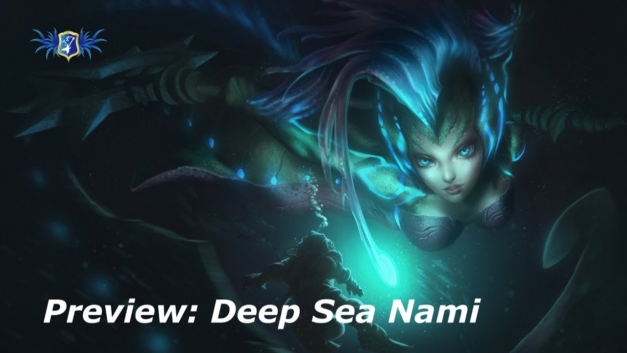 LoL - Deep Sea Nami - Skin Preview - Patch 6.13 PBE - YouTube