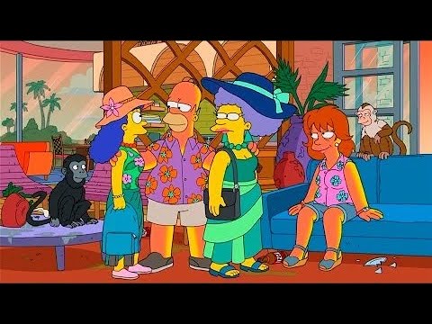 Los Simpsons en Costa Rica de Vacaciones y los Vanhouten los engañan