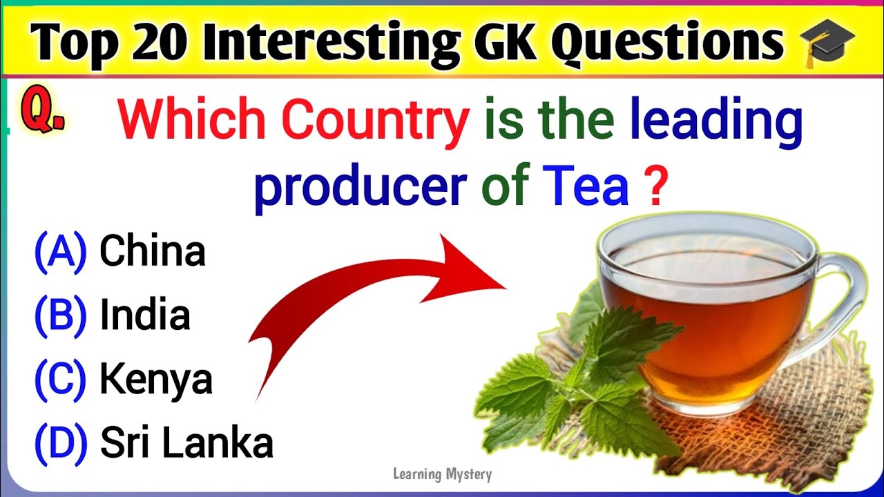 Top 20 Gk Question 🤔| Gk Questions and Answers in English | General ...