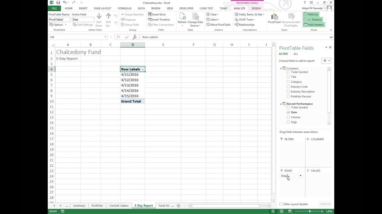 Importing Data from Multiple Tables into a PivotTable in Excel - YouTube