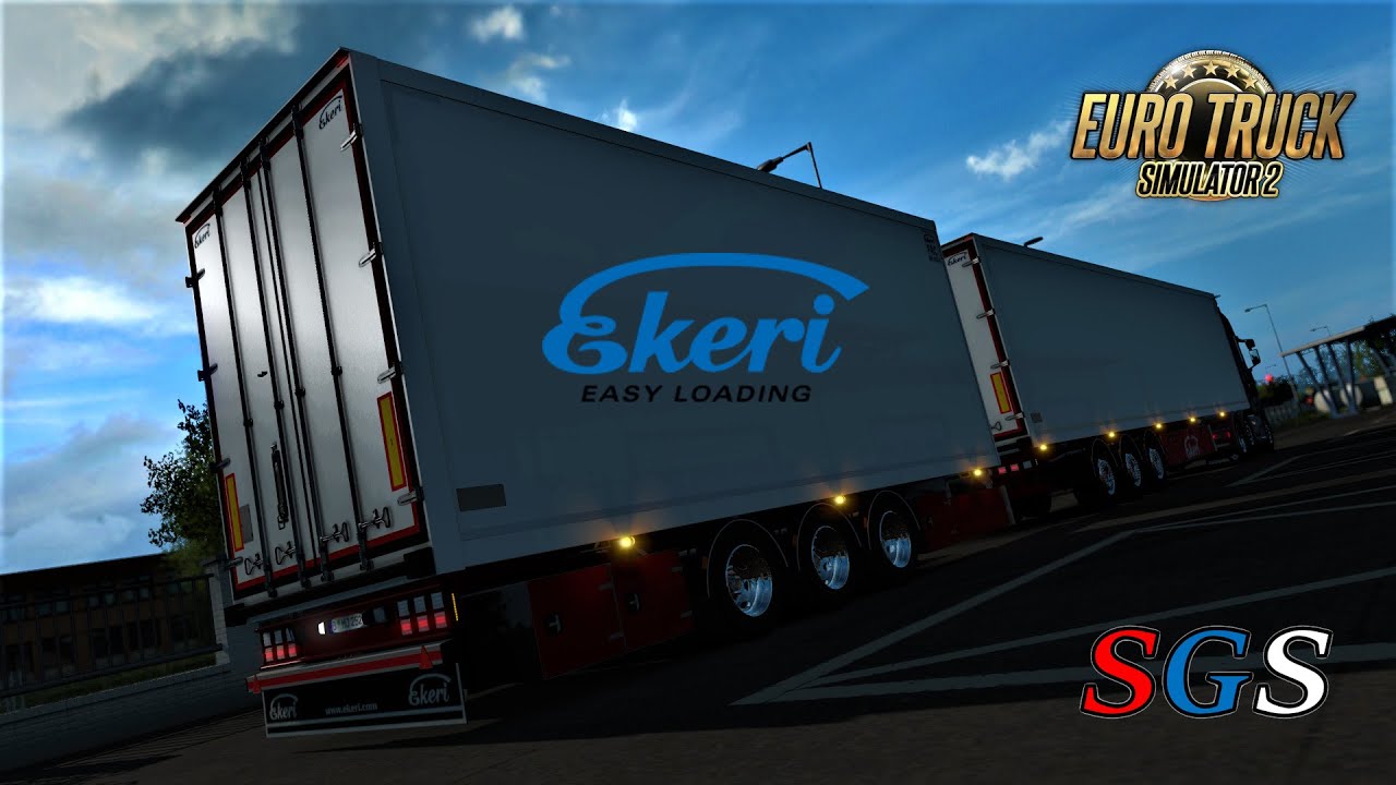 |ETS2 1.37| Ekeri trailers by Kast v2.1.2 (ownable) *Mod* - YouTube