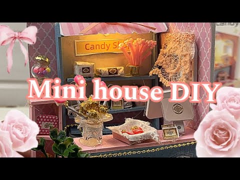 MINI HOUSE DIY!! CANDY SHOP - YouTube