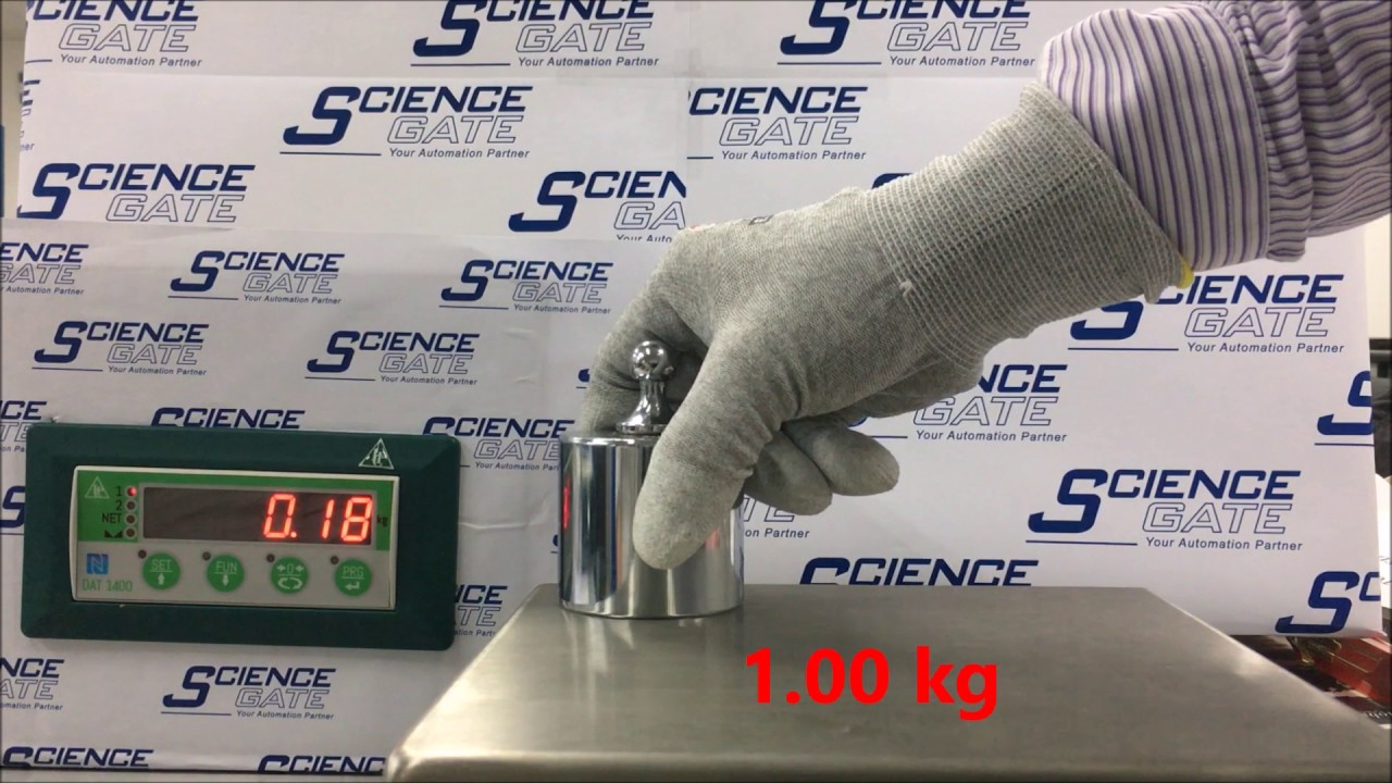 Pavone Sistemi PM0/I Weighing Platform with DAT1400 Transmitter - YouTube