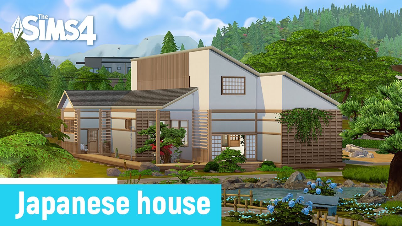 Traditional Japanese House │Snowy Escape │The Sims 4 Stop Motion │No CC ...