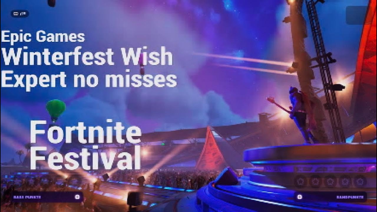 Winterfest Wish Epic Games Expert no misses | Fortnite Festival - YouTube