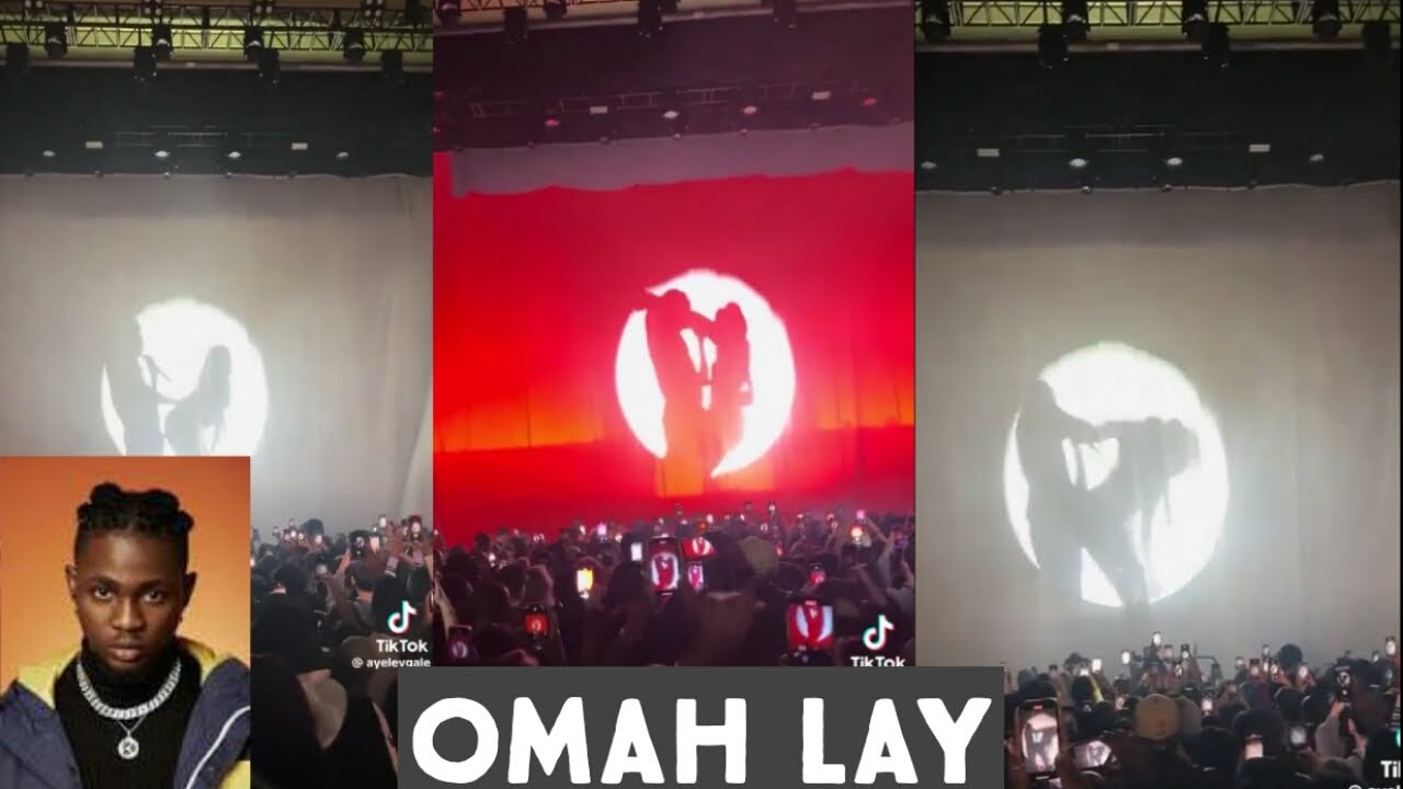 Omah Lay Snatches fan girlfriend onto stage to tw£rk on - YouTube