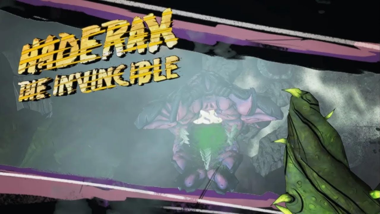Borderlands 2 Haderax The Invincible l Takedown - YouTube