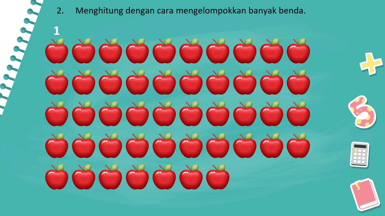 Menghitung Banyak Benda Sampai 99_Matematika - YouTube