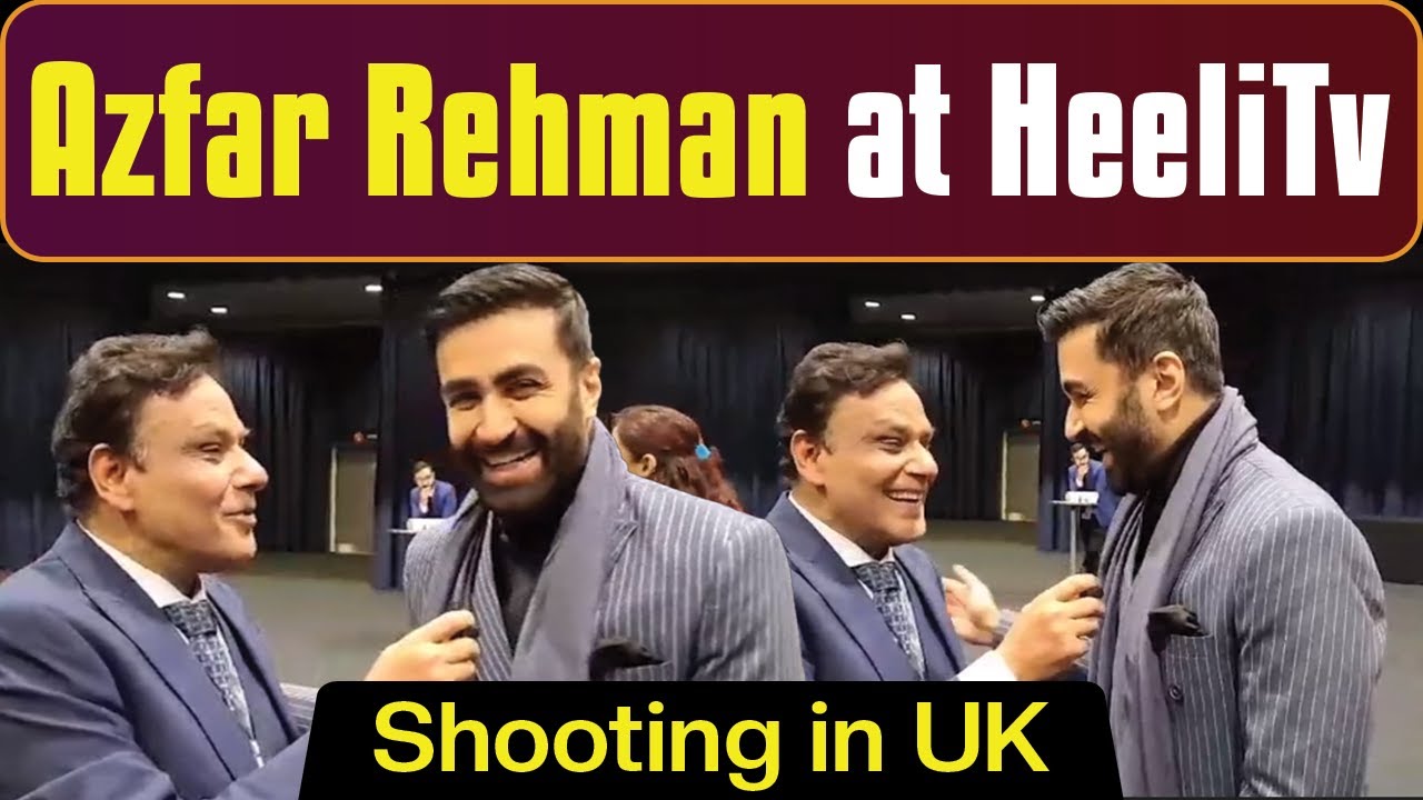 Actor Azfar Rehman at Heeli TV | Exclusive | Azfar Rehman Drama ...