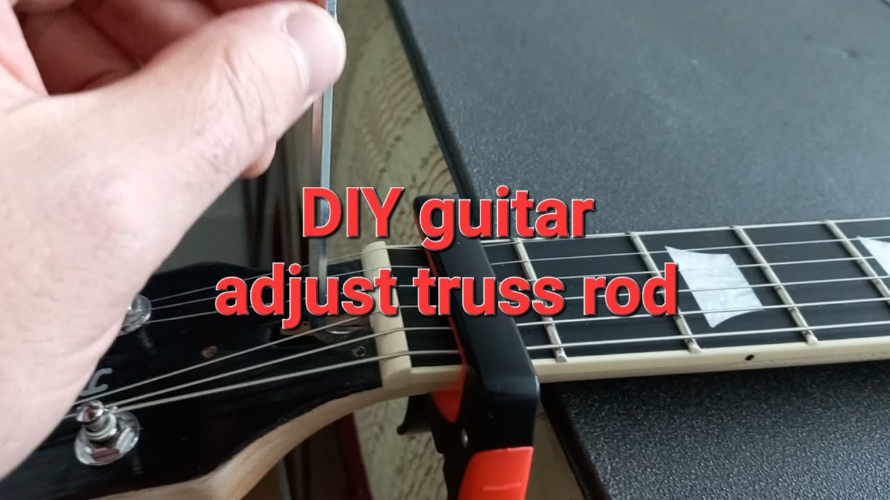DIY guitar: Adjust the truss rod (Setup part 1) - YouTube