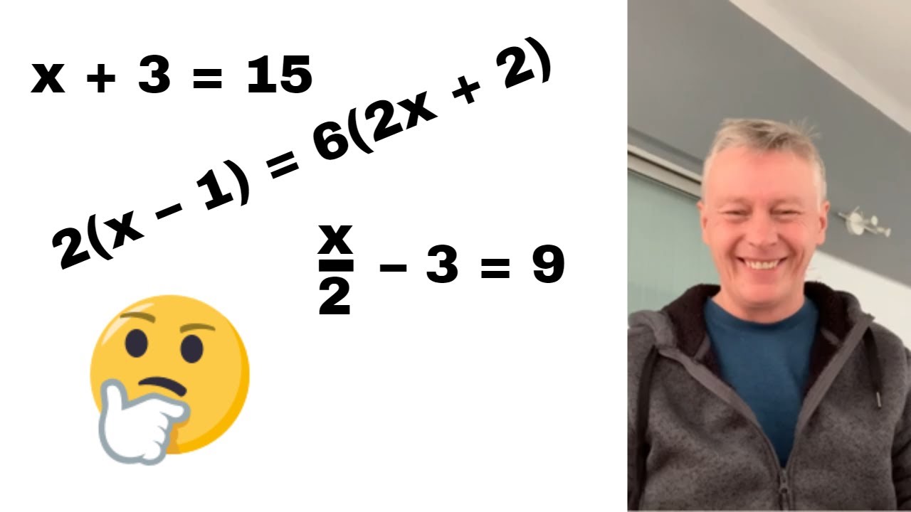 Solving equations - YouTube