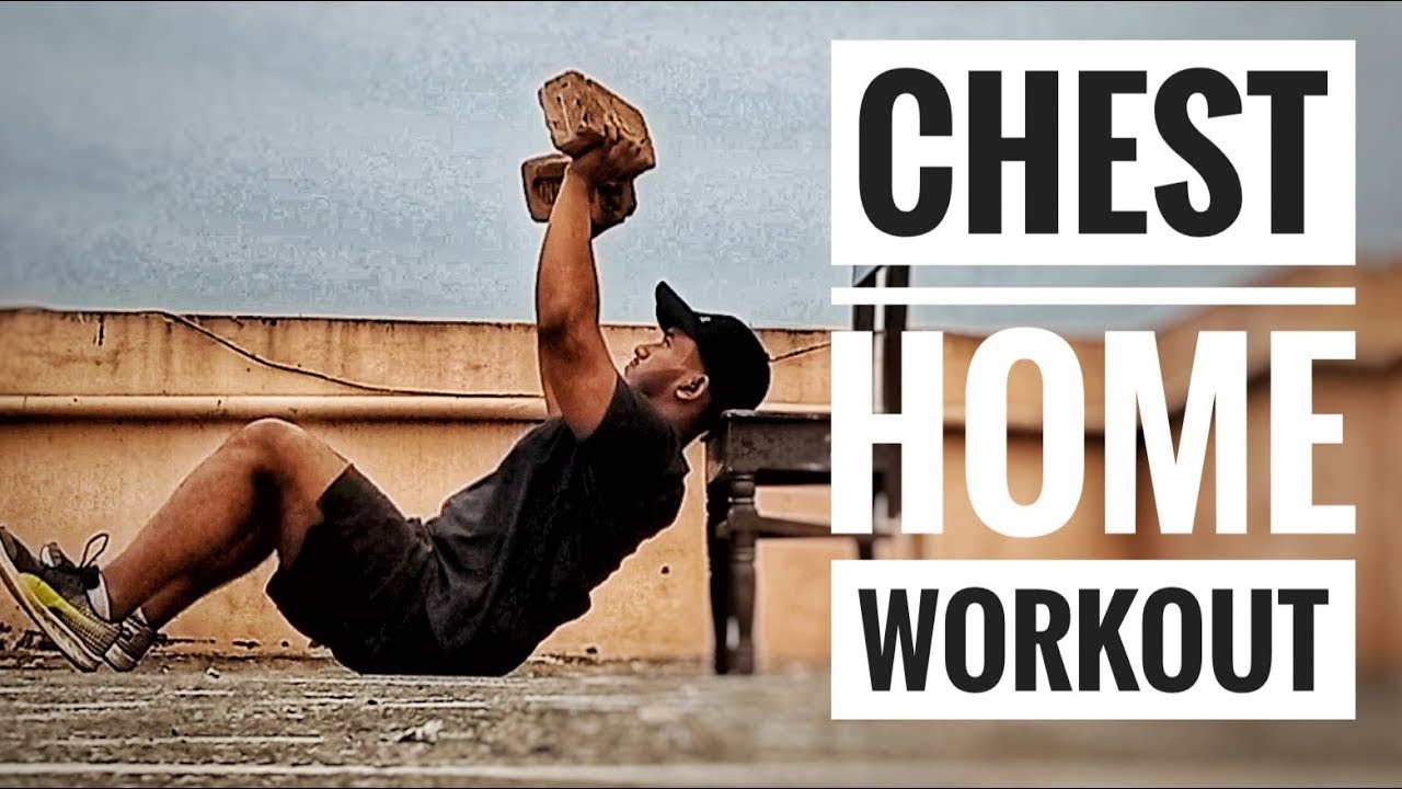Chest Workout At Home | Bricks Chest Home Exercise | Big Chest At Home ...