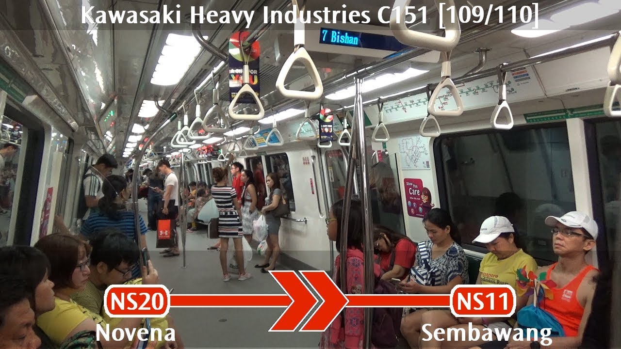 SMRT C151 [109/110]: Novena → Sembawang - YouTube
