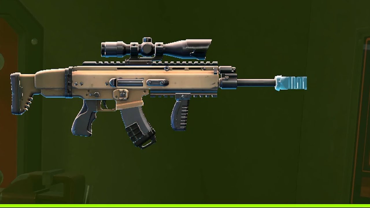 Scoped Striker Assault Rifle - YouTube