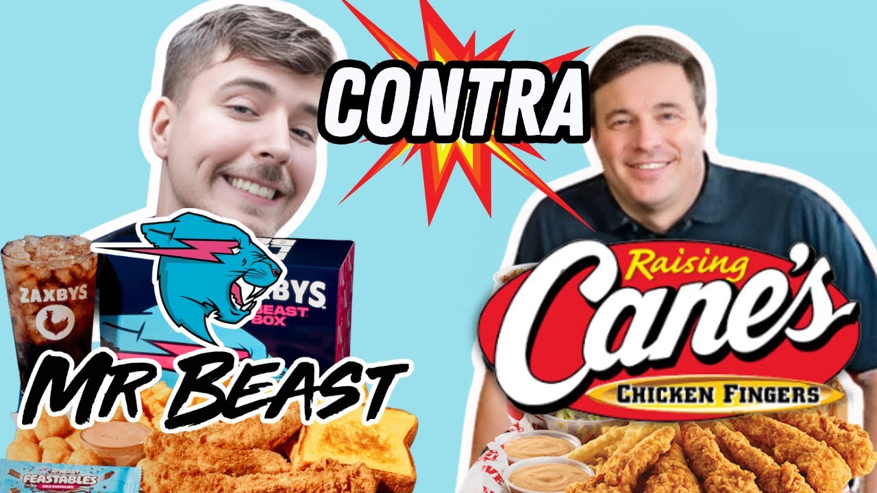 ¡Batalla Épica de los Pollo: Mr.Beast chicken tenders vs Raising Cane’s ...
