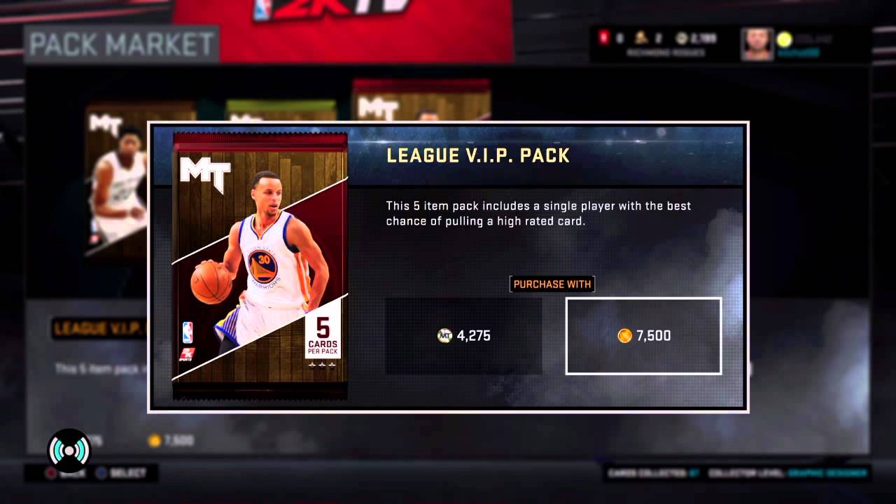 NBA 2K 16 My Team - 60,000 VC Pack Opening #60kVCFOF - YouTube
