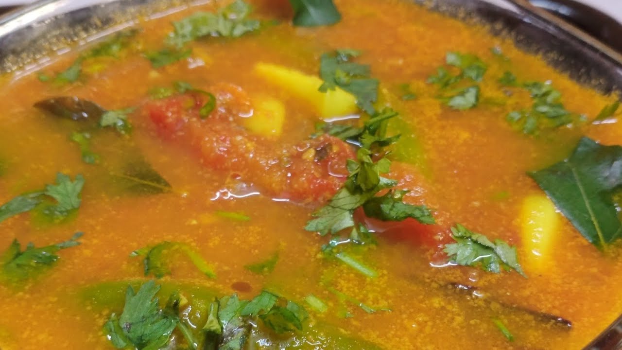 தஞ்சாவூர் ஸ்டைல் தக்காளி சூப் தமிழ் | Tomato soup for rice in Tamil👌😋😋 ...