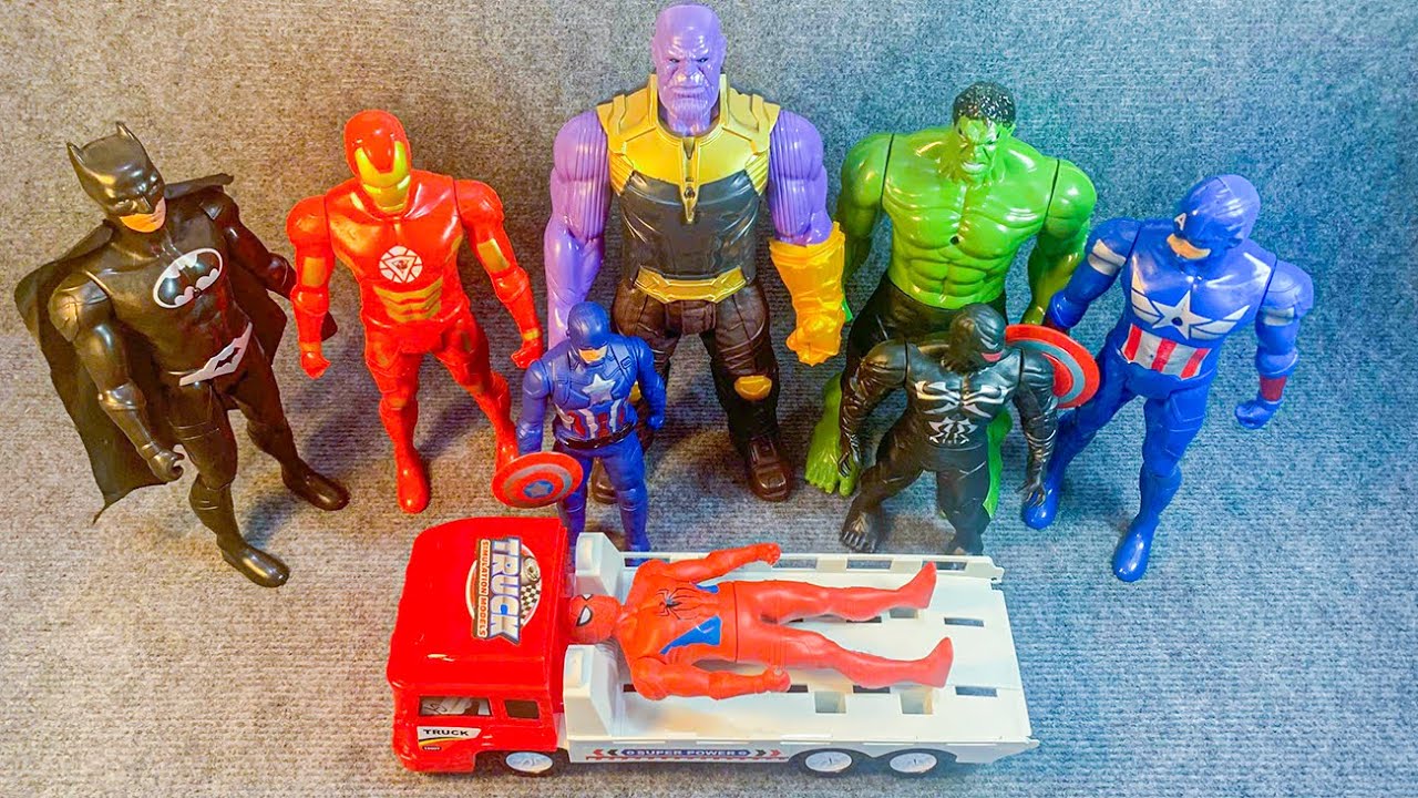 101 Hours of Satisfaction with Cute Superhero, Plane, Train, Bus Toy ...