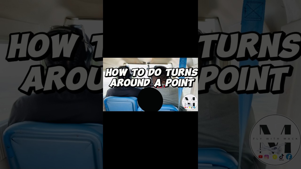 HOW TO DO TURNS AROUND A POINT #studentpilot #aviation #flycessna # ...