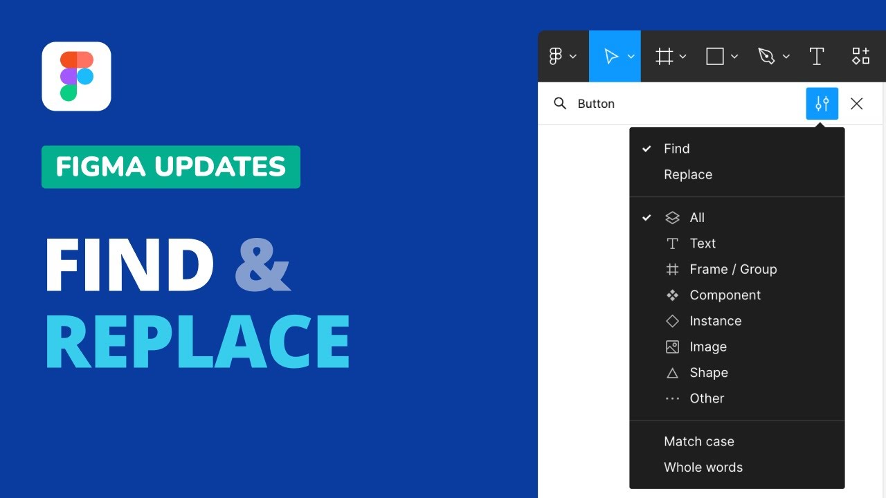 How to Search and Replace in Figma | Figma Updates | Easy Tutorials ...