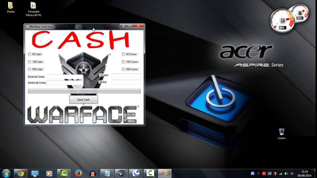 Hack de cash para warface - YouTube