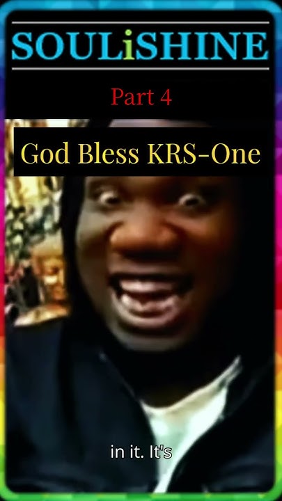 God Bless KRS One Pt.4 (Etherical, Mystical, Spiritual,..) @officialkrsone - YouTube