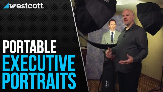Portable Studio Setup for Business and Executive Portraits - YouTube