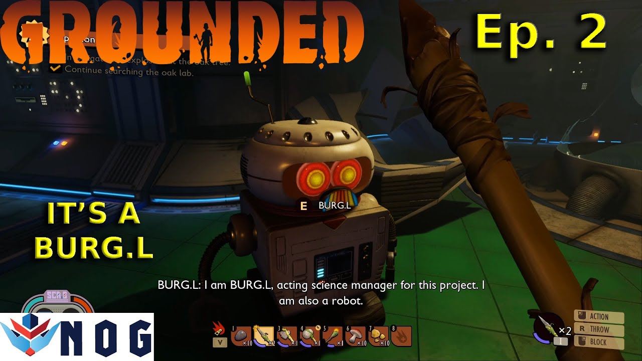 GROUNDED Ep2 | We found a BURG.L | | Gameplay, Lets Play - YouTube