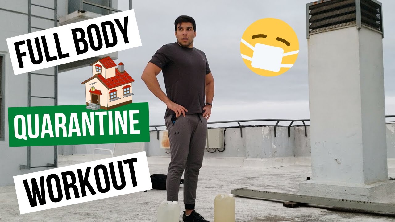Quarantine Full Body Home Workout (No Equipment Needed) - YouTube
