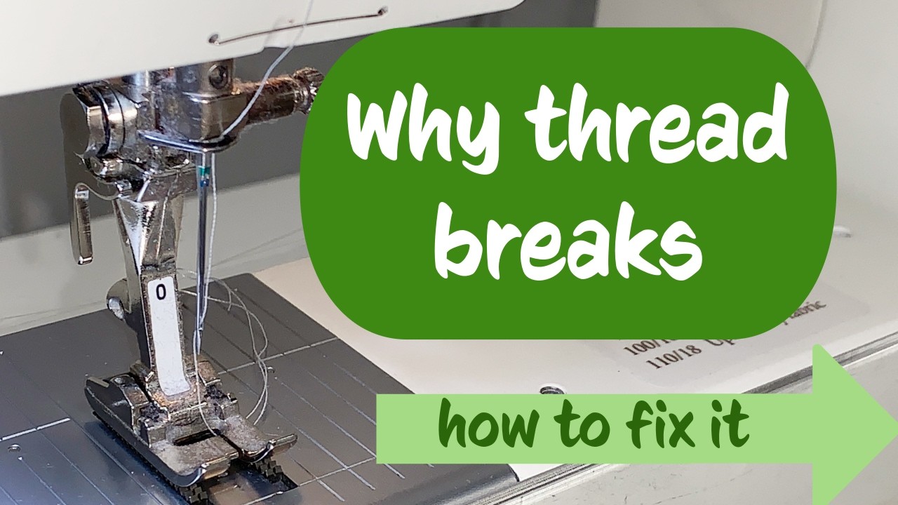 Why thread breaks on you sewing machine - and how to fix it. - YouTube