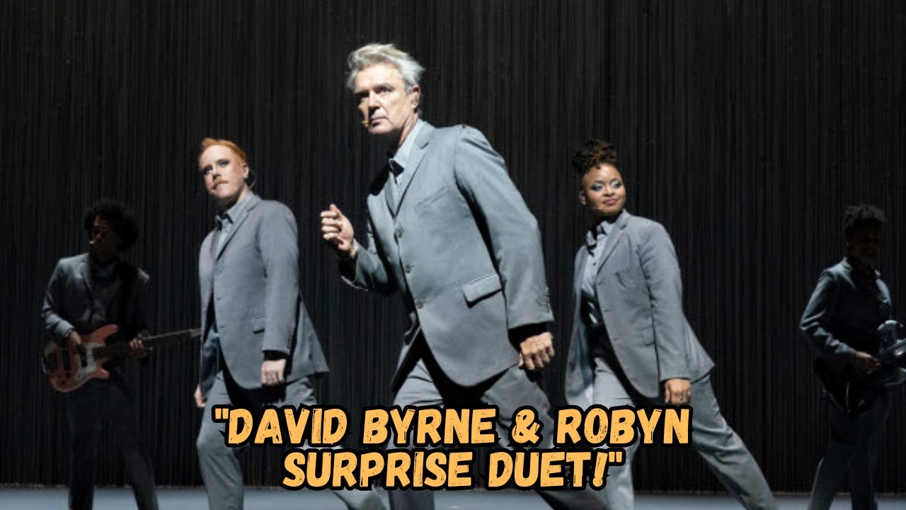 David Byrne & Robyn's Surprise Duet at SNL 50th Anniversary Concert ...