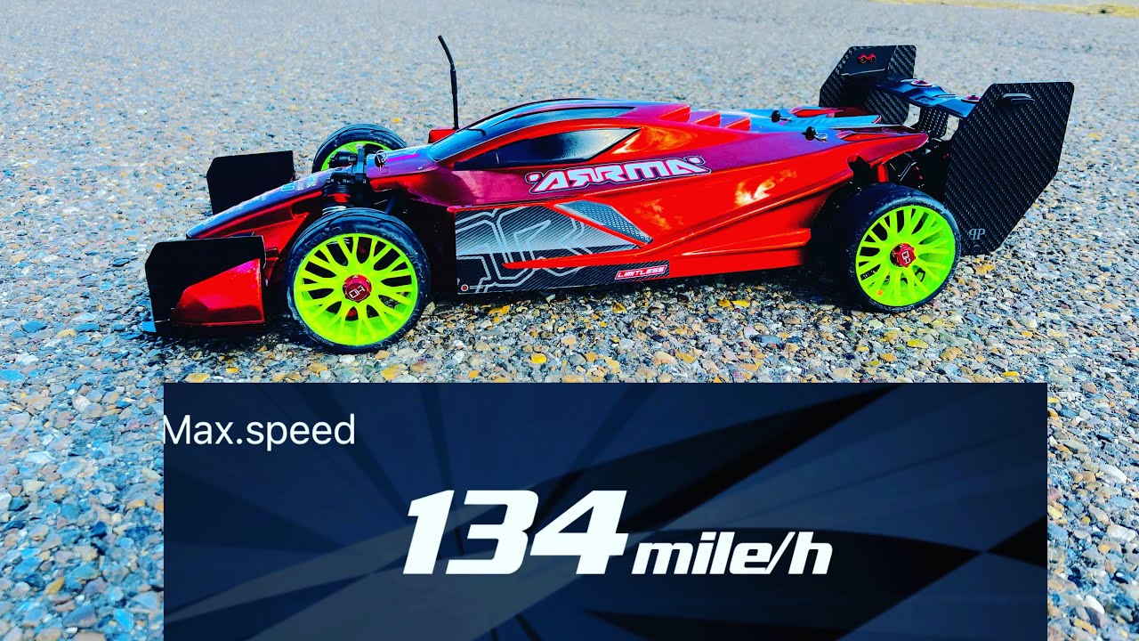 Arrma limitless v2 134mph 4s - YouTube