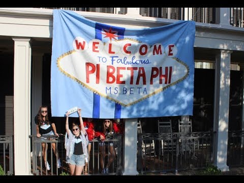 2017 Ole Miss Pi Phi Bid Day - YouTube