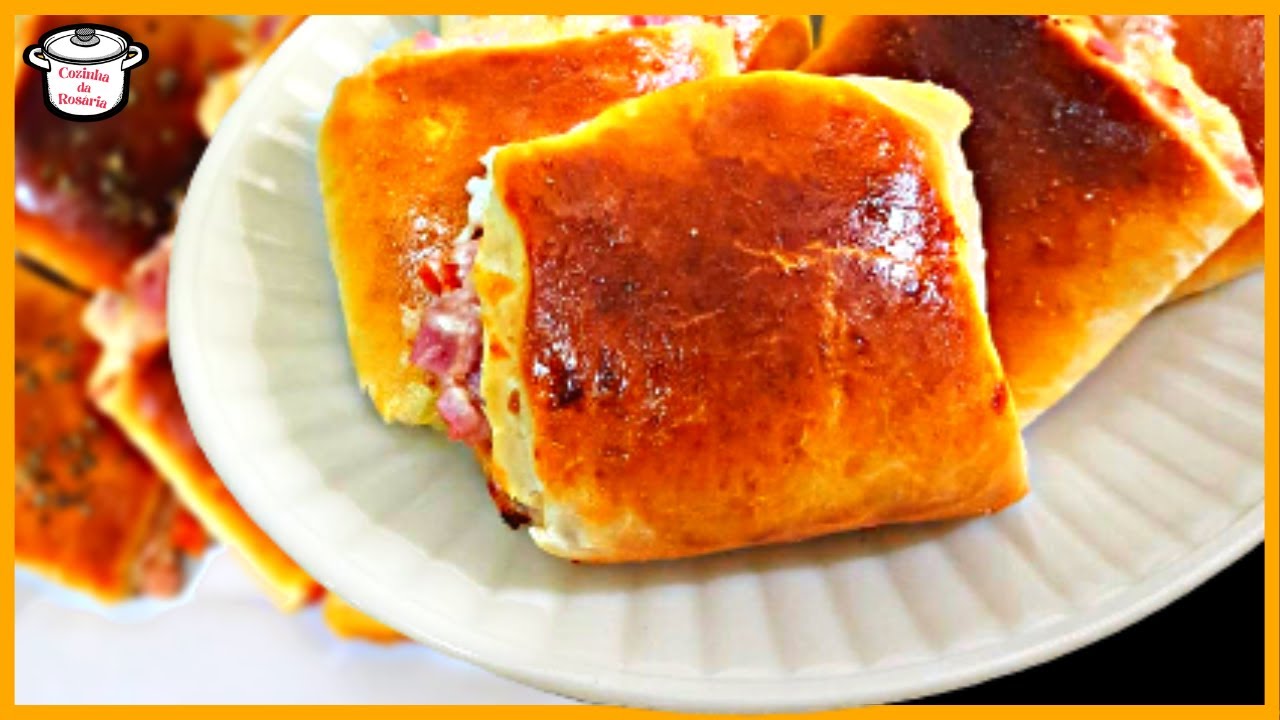 Receita Gostosa de Salgado Assado | Americano ou Joelho de Presunto e ...