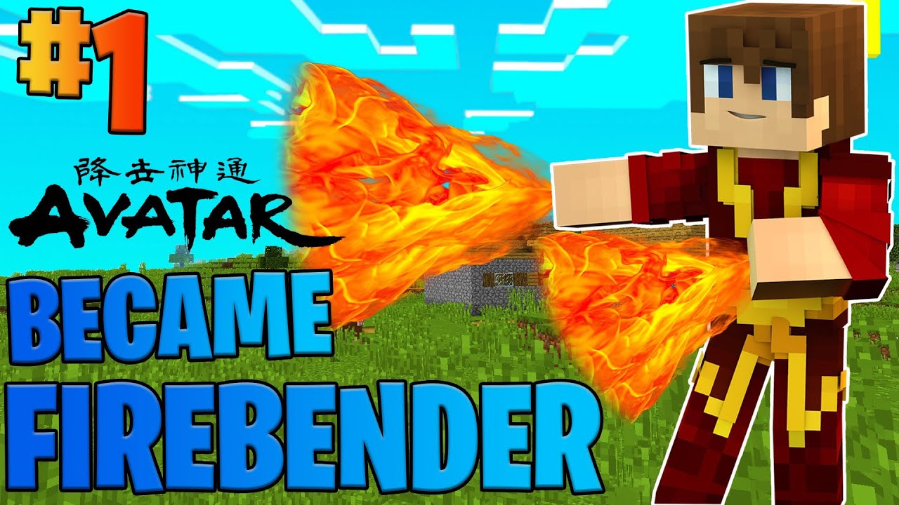 MINECRAFT I STARTED TO LEARN FIREBENDING! | minecraft - YouTube