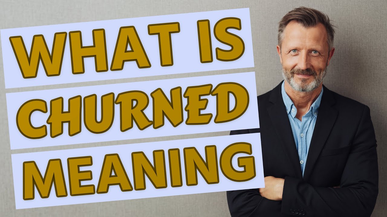 Churned | Meaning of churned 📖 - YouTube