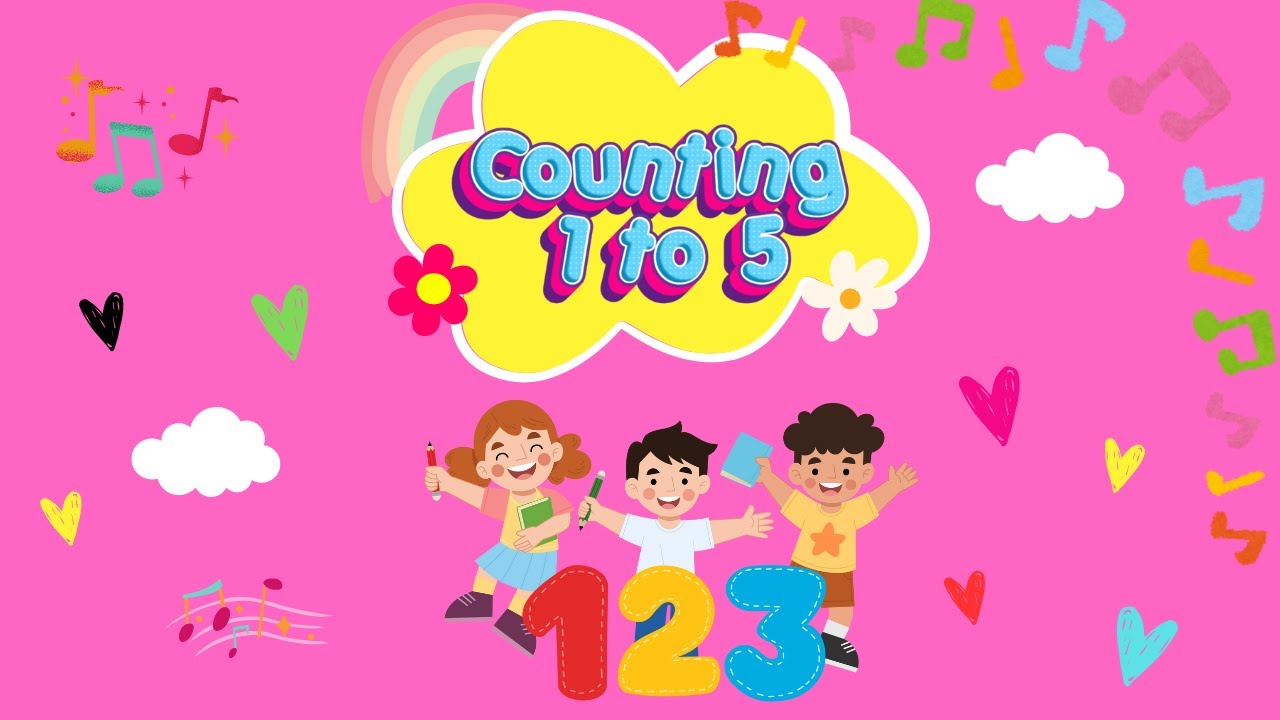 Counting 1 to 5 | Number Songs | Nursery Rhymes & Kids Songs - YouTube