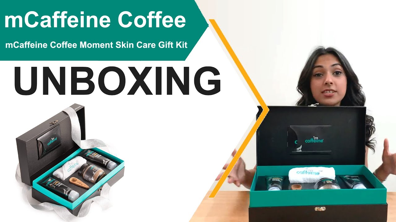 mCaffeine Coffee Moment Skin Care Gift Kit Review & Unboxing⚡️⚡️Best ...