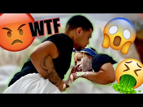 Throw Up Prank On Girlfriend!! ** SHES OVER IT**