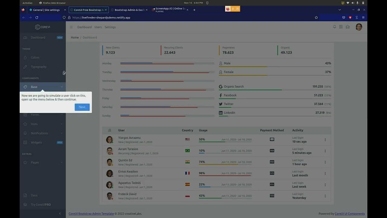 ShepardJS Demo & Working Example - YouTube