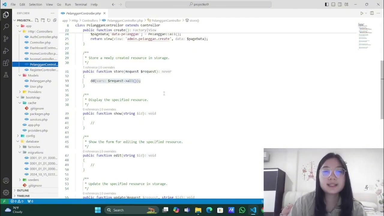Video Praktikum Framework Pertemuan 6 - YouTube