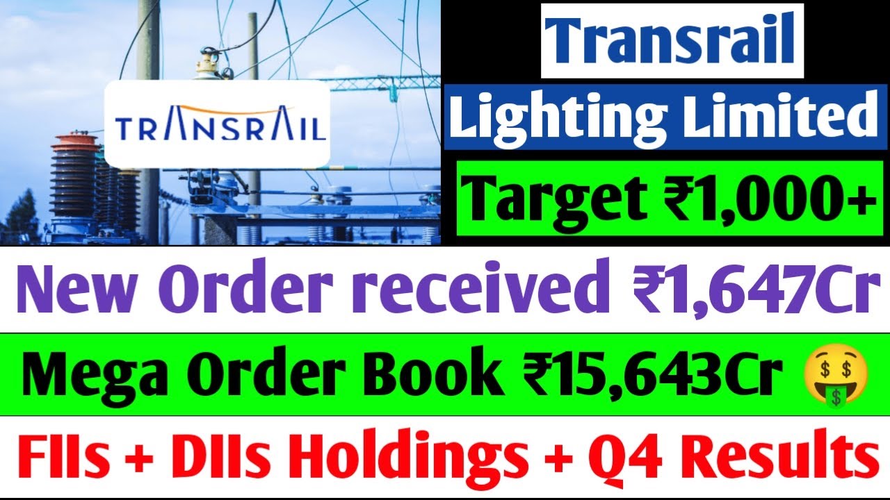 Transrail Lighting limited share latest news | transrail lighting share ...