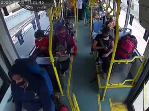 Hubli-Dharwad BRTS Bus miracle - YouTube
