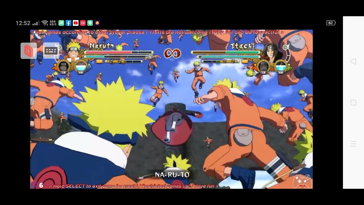 Naruto Storm 3 FullBurst Gameplay Android Via Parsec App - YouTube