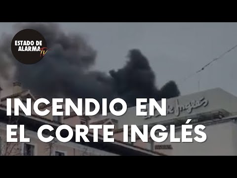CONATO de INCENDIO en el CORTE INGLÉS de SERRANO