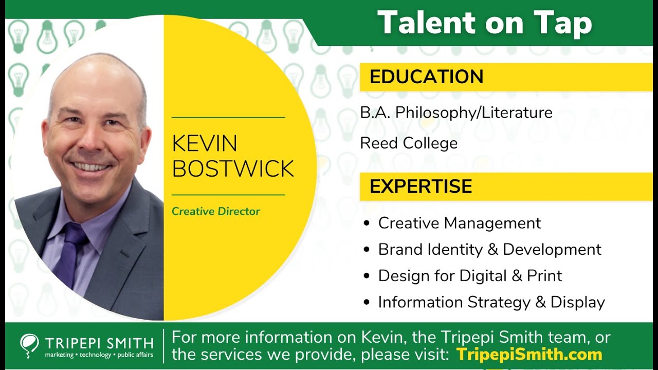 Meet Kevin Bostwick, Creative Director - YouTube